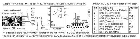 Arduino And Com Rs 232 Port