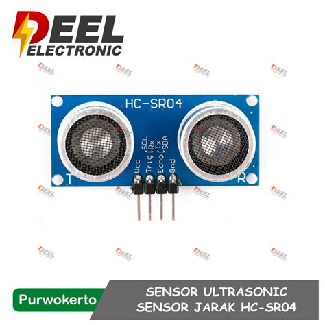 Jual SENSOR ULTRASONIC SENSOR JARAK HC SR04 DISTANCE MEASURING SR04 Shopee Indonesia