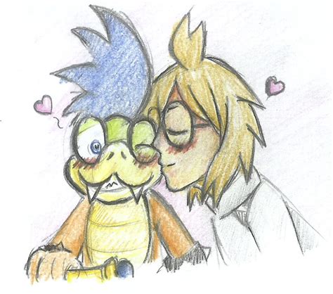 Larry Koopas Love By Kittikary On Deviantart