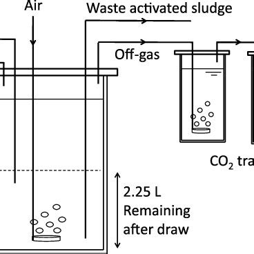 Schematic Diagram Of The Laboratory Scale Sequencing Batch Reactor Download Scientific Diagram