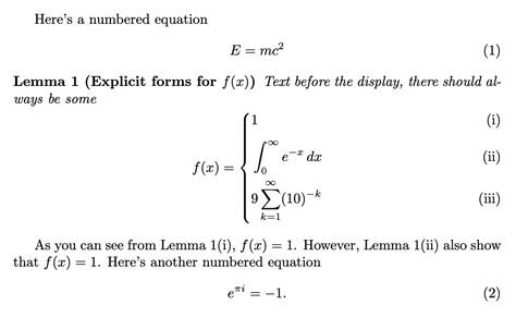 hyperref use of subequations and theorem environment tex latex