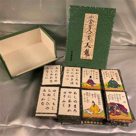 Ogura Hyakunin Isshu Karuta Card Game Waka Shinseki Vintage Set 1980s Used Yy6 £60 29 Picclick Uk