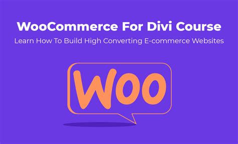 Woocommerce For Divi Course Wp Zone Learning