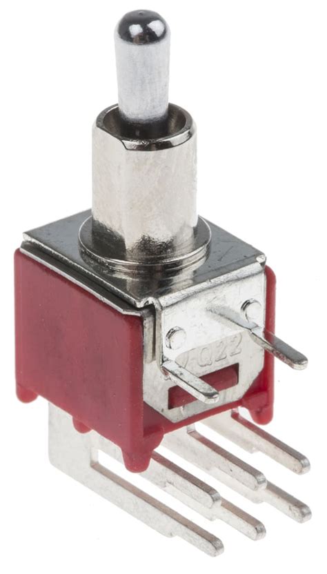 Rs Pro Rs Pro Toggle Switch Pcb Mount On Off On Dpdt Through Hole Terminal 734 7205 Rs