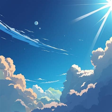 Vektor Langit Anime Unduh Vektor Berkualitas Tinggi Gratis Dari