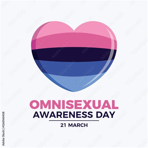 Omnisexual Awareness Day Poster Vector Illustration Omnisexual Pride