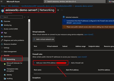 Configure An Azure Entra Id Connection To A Sql Azure Database Axioworks