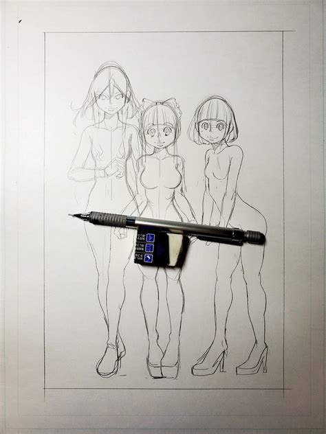 資料を探しながら扉絵 裸体から描かないと服を着せられない いやらしいわけではな のんた丸孝の漫画