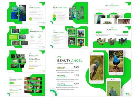 Peacock Powerpoint Template Masterbundles
