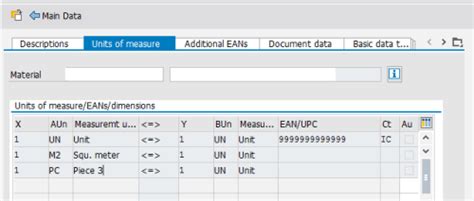 Sap Alternative Unit Of Measure For Material Sap4tech