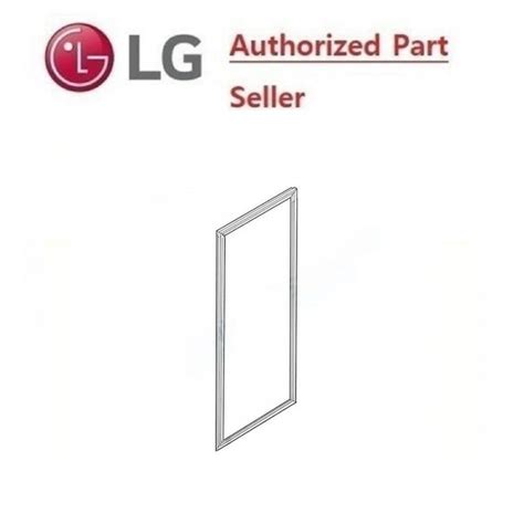 Lg Genuine Refrigerator Door Seal Assembly Part Adx