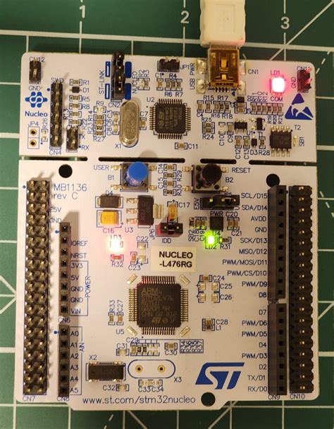 Explorando A Placa Nucleo L476rg Com Microcontrolador Stm32 Lab
