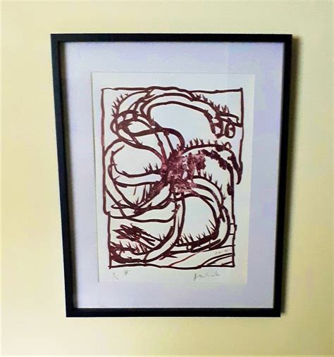 Pierre Alechinsky Abstracte Litho Verkocht Kunstveiling Nl