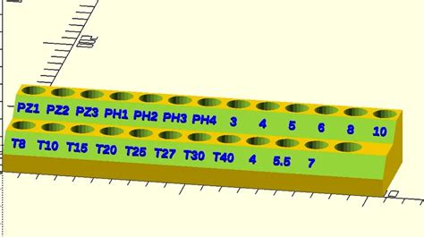 Magnetic Socket Organiser Parametric Openscad Por Michael Descargar Modelo Stl Gratuito