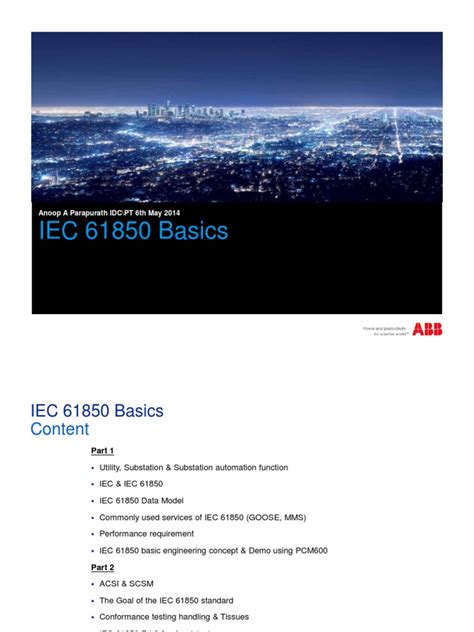 Understanding Iec 61850 Basics Pdf Electrical Substation Osi Model