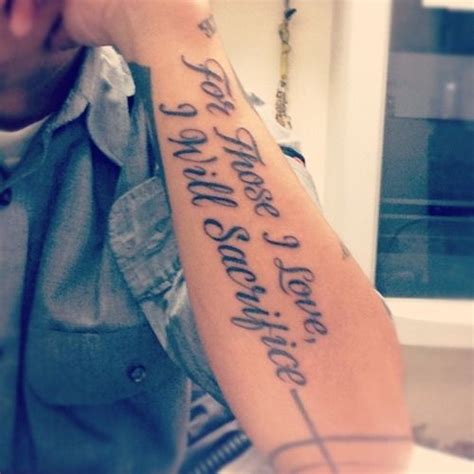 Forearm Quote Tattoos Designs Ideas And Meaning Tattoos For You
