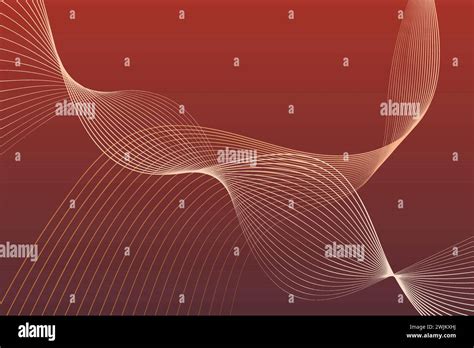 A Red Background With Intersecting White Lines Creates An Abstract Pattern Stock Vector Image