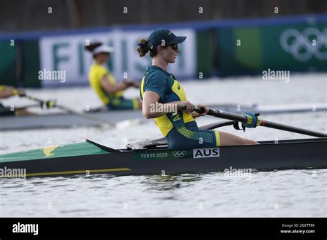 Tokyo Japan July 23 2021 Tokyo 2020 Olympic Games Rowing Athletes