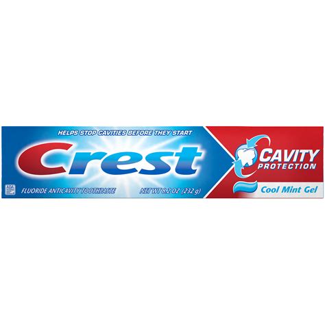 Cavity Protection Toothpaste Fluoride Anti Cavity Cool Mint Gel 8 2 Oz 232 G