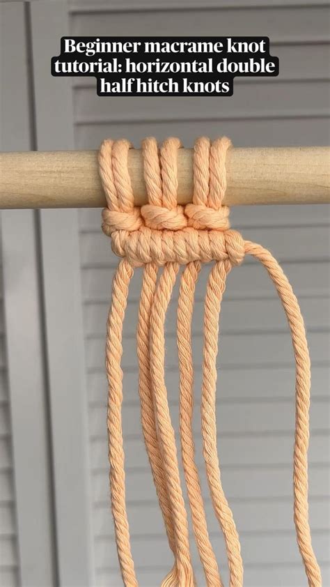Basic Knots Beginner Macrame Macrame Patterns Macrame Tutorial Macrame Knots Macrame