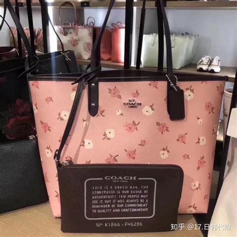 coach 印花双面购物袋 美国直邮 知乎