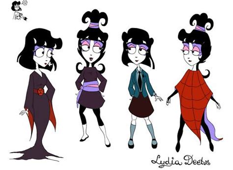 Lydia Beetlejuice Cartoon