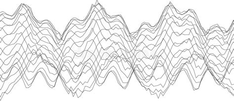 abstract wave pattern with dynamic lines and shapes for modern design projects stock