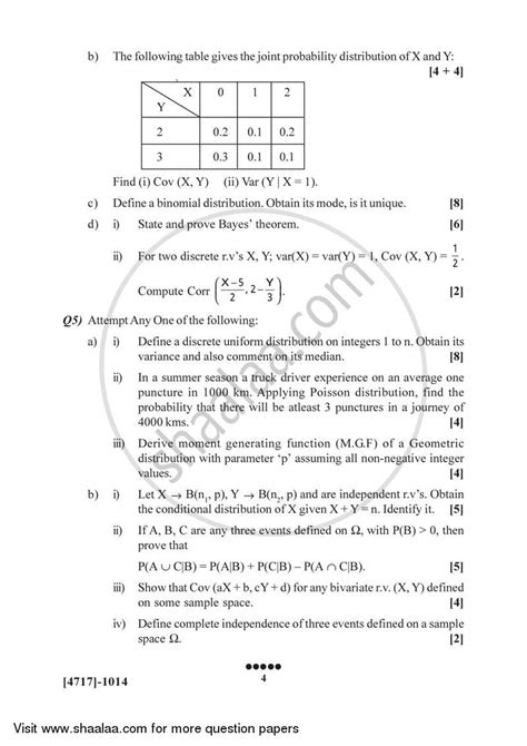 Discrete Probability And Probability Distributions B Sc Statistics Semester FYBSc