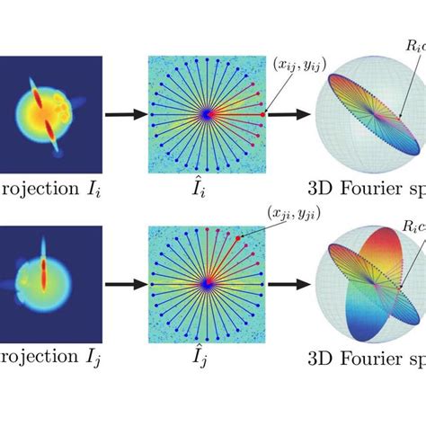 Common Lines In Cryo Em The Left Most Images I I And I J Are Examples Download Scientific