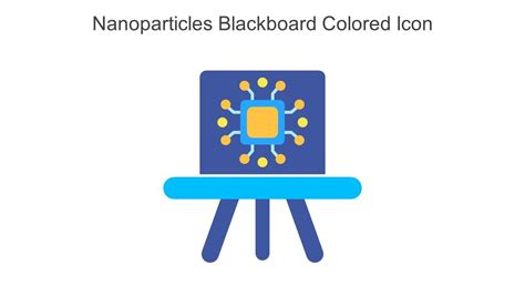 Nanoparticles Blackboard Colored Icon In Powerpoint Pptx Png And Editable Eps Format Ppt Powerpoint