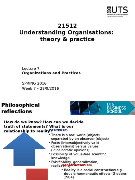 Week 7 Organisational Theory And Practice Pdf