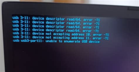 Usb 3 11 Device Descriptor Read64 Error 71 Issues And Assistance Garuda Linux Forum