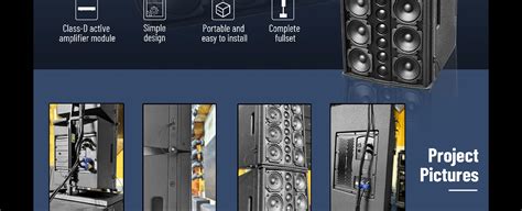 Professional Active Line Array Loudspeaker System 2025 Guangzhou Dsppa Audio Co Ltd