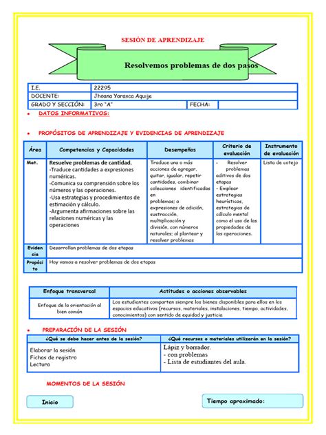 S Mat Resolvemos Problemas De Dos Pasos Descargar Gratis Pdf