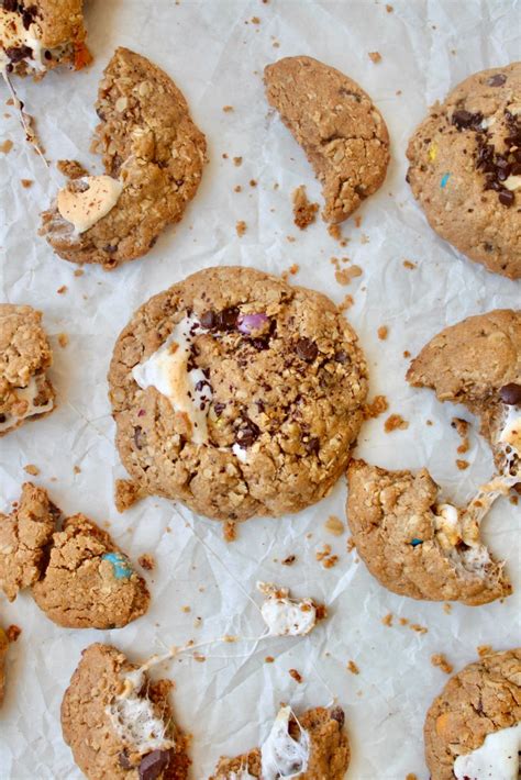 Rainbow Chip Cookie Smores The Kitchen Conversation