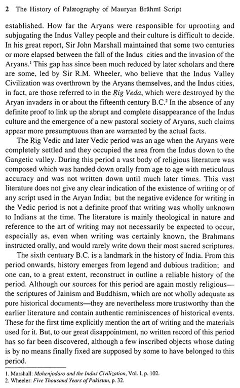 History Of Palaeography Of Mauryan Brahmi Script An Old And Rare Book Exotic India Art