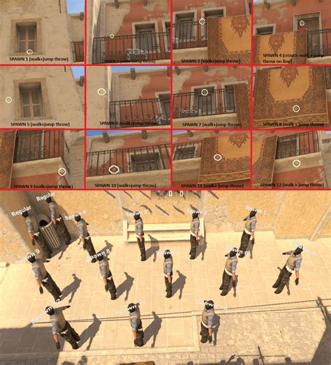 All Instant Window Smokes On Mirage In One Picture R Cs2