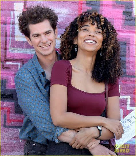 Andrew Garfield And Alexandra Shipp Film Kissing Scene For Tick Tick
