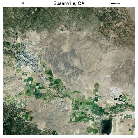 Aerial Photography Map Of Susanville Ca California