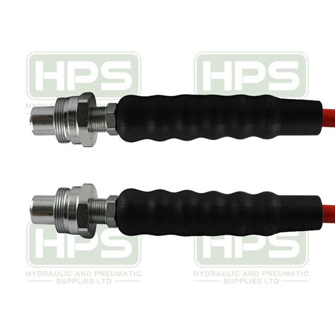 Hi Force Hydraulic Hose Cm1 Male Coupler X Cm1 Male Coupler Red Hps Ltd