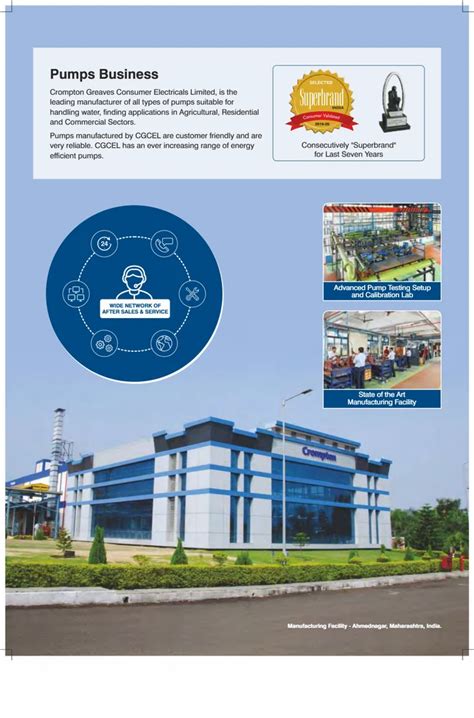 Crompton Mini Force Ii Pressure Booster Pump 1 Hp For Industrial At ₹ 13255piece In Secunderabad