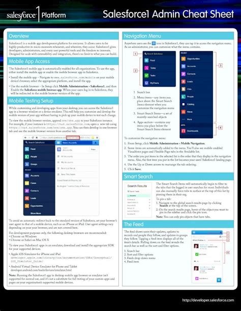 Pdf Salesforce1 Admin Cheat Sheet Dokumentips