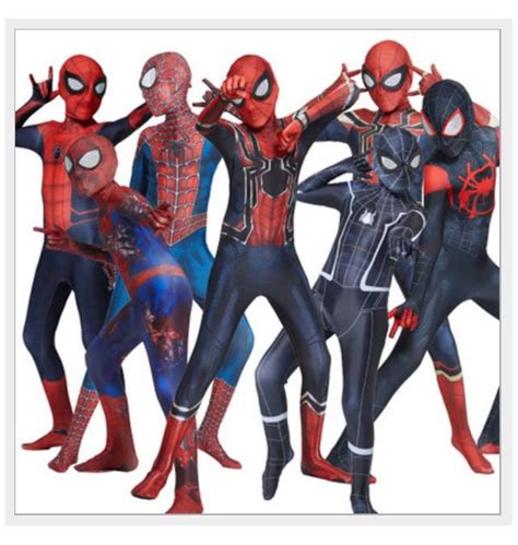 Js Spm003 스파이더맨 코스프레 슈트 옷 의상 어밴져스 어린이 티몬