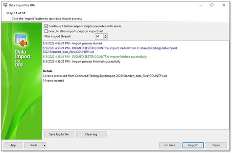 Online Documentation For Data Import For Db2 Sqlmanager