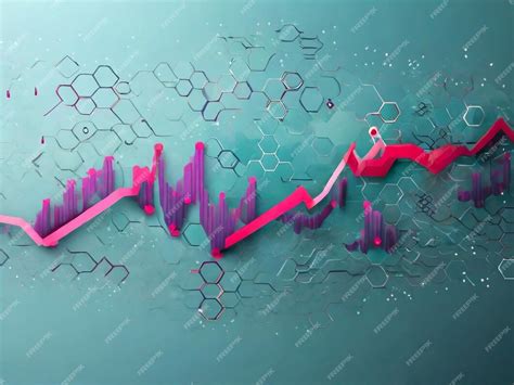 Abstract Network Connection Concept With Hexagons And Wave Big Data Visualization Social