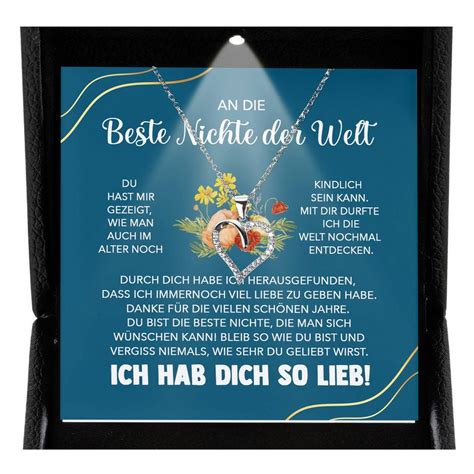 22feels Schmuckset An Meine Nichte Geschenk Von Tante Onkel Mädchen