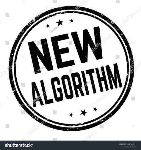 New Algorithm Grunge Rubber Stamp On Stock Vector Royalty Free