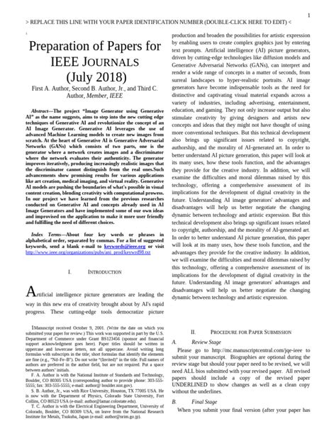 Ieee Template Pdf Ieee Template Pdf
