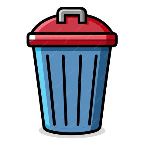 Trash Bin Clipart Vector Art And Illustration Premium Ai Generated Vector