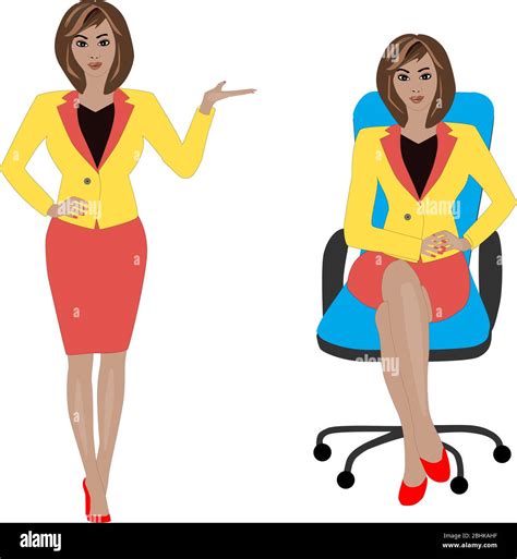 Virtual Assistant Woman Spoke Person Stock Vector Image And Art Alamy